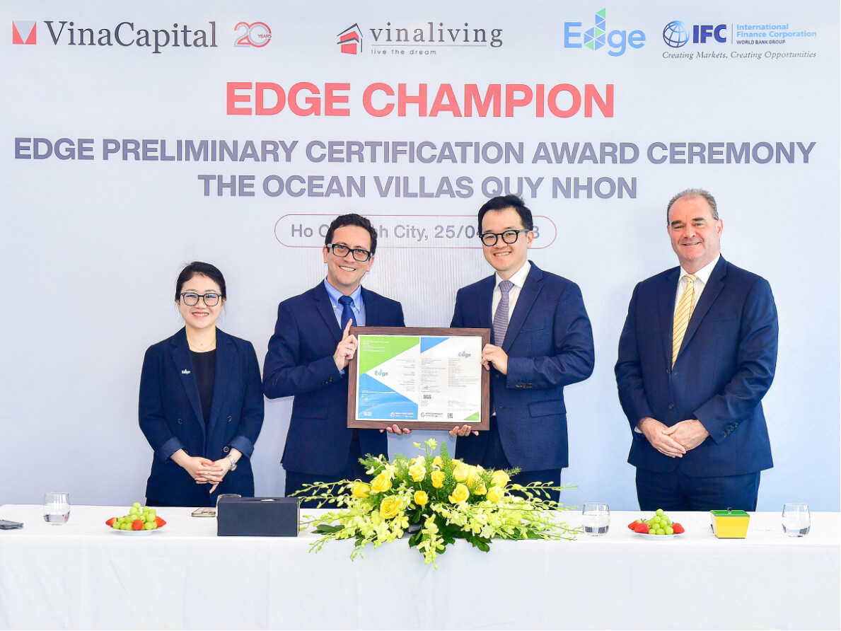 VinaCapital and VinaLiving receive IFC’s EDGE champion recognition ...