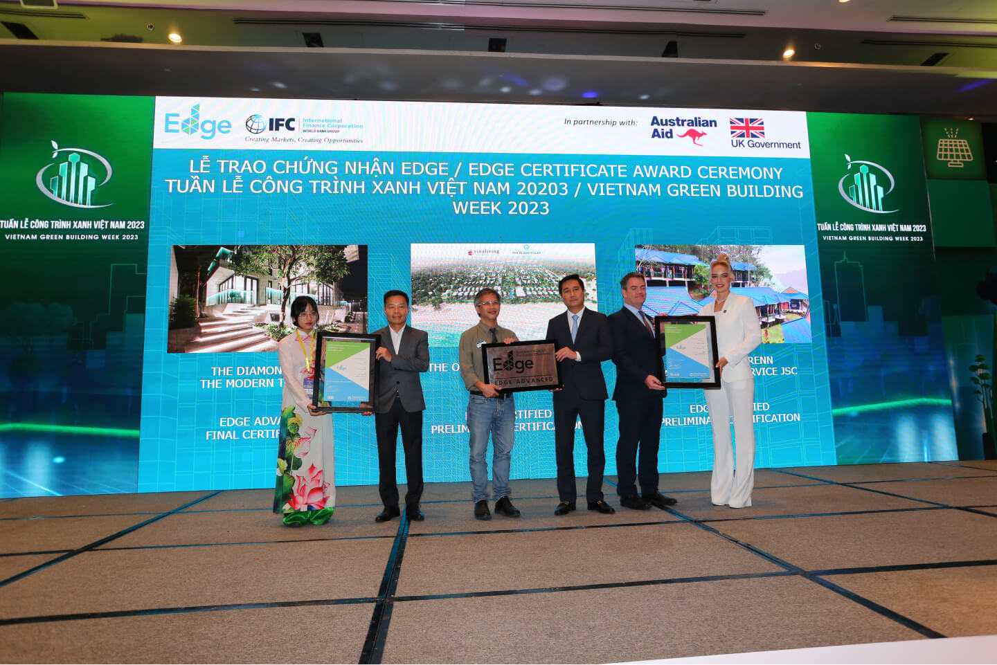 The Ocean Villas Quy Nhon was honored at green building week 2023 ...